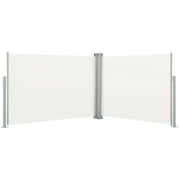 Ausziehbare Seitenmarkise Creme 120 x 1000 cm FF48479DE