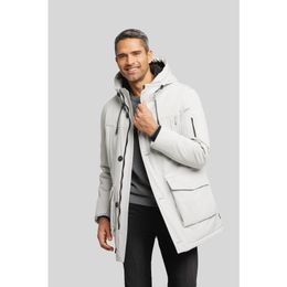 Bugatti Regenjacke mit Kapuze mit Futter aus recycelter Watte ecru 54 54 Wasserdichte Jacke bietet optimalen Schutz vor Regen