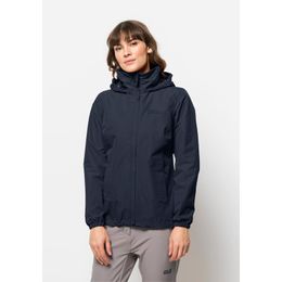 Jack Wolfskin Outdoorjacke »STORMY POINT 2L JKT W« mit Kapuze nachtblau XL (46) XL (46) Leicht