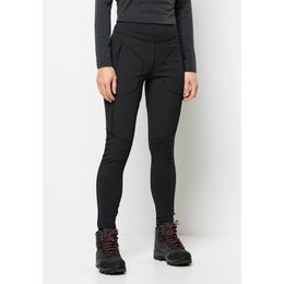 Jack Wolfskin Funktionshose »SALMASER TIGHTS W« black XL (46) - Normalgrößen Normalgrößen XL (46) Funktionshose
