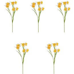 Kunstblume Narzisse Narzisse, Creativ green, Höhe 60 cm, gelb|weiß