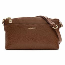 Lazarotti Bologna Leather Umhängetasche Leder 24 cm brown