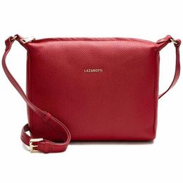 Lazarotti Bologna Leather Umhängetasche Leder 25 cm red