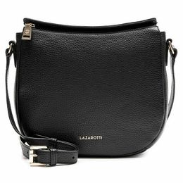 Lazarotti Bologna Leather Umhängetasche Leder 25 cm black