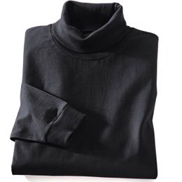 Herren Rollkragen-Shirt schwarz, Gr&ouml;&szlig;e 60/62