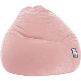 Sitzsack MAGMA HEIMTEX "BeanBag EASY XXL" Sitzsäcke Gr. B: 130 cm, rosa (altrose) Baby Sitzsäcke