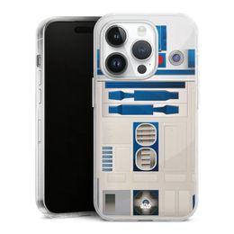 DeinDesign Handyhülle Star Wars R2D2 Fanartikel R2D2 Closeup - Star Wars, Apple iPhone 14 Pro Hülle Bumper Case Handy Schutzhülle, weiß