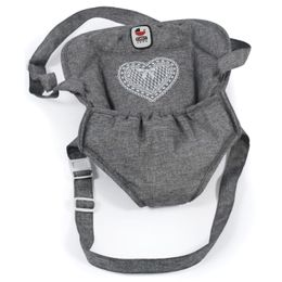 Bayer Chic 2000 CHIC2000 Puppen Trage 782 76 Puppen-Tragegurt, Jeans Grey