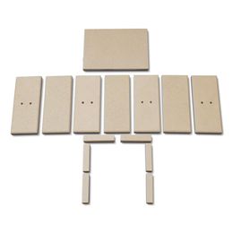 kaminXpert Feuerraumplatten für Fireplace Sorrento Kaminofen Ersatzteil Feuerraumauskleidung