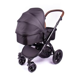 Blij´r Sam schwarz 2in1 Luxus Kombi Kinderwagen 360 Grad drehbar Buggy Baby Babyschale Sportbuggy