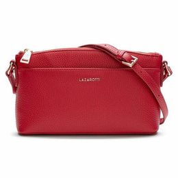 Lazarotti Bologna Leather Umhängetasche Leder 24 cm red