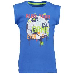 Blue Seven - T-Shirt PLAY YOUR BEST GAME in blau, Gr.104