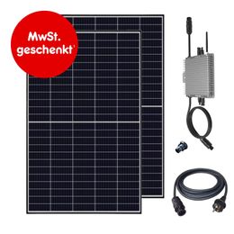 920 W / 600 W Balkonkraftwerk Photovoltaik Solaranlage Steckerfertig WIFI Smart