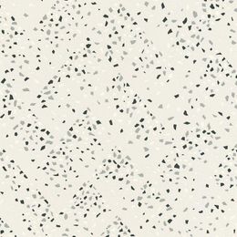 Exklusive Luxus Tapete Profhome 373942 Vliestapete leicht strukturiert in Steinoptik glänzend weiß schwarz silber 5,33 m2 - weiß