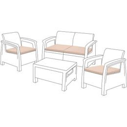 Gardenista - Outdoor Stuhl Sitzkissen für Rattan-Möbel, Garten Wasserbeständig und Langlebig Sofa Sitzkissen mit abnehmbaren Bezug und versteckten