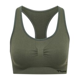 Hummel Sport-BH Damen Gr&ouml;&szlig;e S dunkelgr&uuml;n
