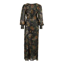 Warehouse Kleid Damen Größe 44 mischfarben / schwarz Winterkleid