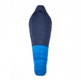 Marmot - Helium - Daunenschlafsack Gr Long Zip: Left Blau/ Dark Azure