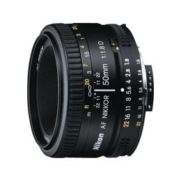 Nikon AF NIKKOR 50mm 1:1,8D - 50 mm f/1.8 (Objektiv für Nikon F-Mount, Schwarz)