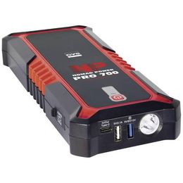 GYS Schnellstartsystem Nomad-Power 700 027510 Starthilfestrom (12 V)=600 A USB-Steckdose 2x, Ladezustandsanzeige, Arbeitsleuchte