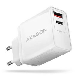AXAGON ACU-PQ22W USB-Ladegerät Steckdose 2 x USB-A, USB-C® USB Power Delivery (USB-PD), Qualcomm Quick Charge 2.0, Qualcomm Quick Charge 3.0