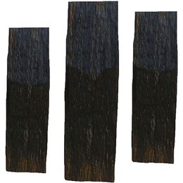 GSH Sichtschutz Schiefer Platten Nero Sichtschutz Stele, 2,50x0,25 m