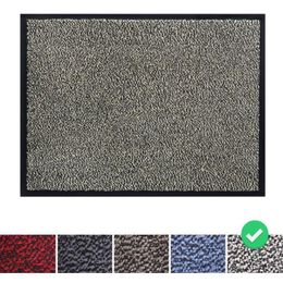 Panorama24 Fußmatte Schmutzfangmatte 90x150 cm, Farbe: Beige, Türmatte Fußabtreter Türvorleger