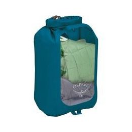 Osprey Ultralight Drysack 12 mit Sichtfenster, Packsack blau Typ: Packsack - Trekking Material: 100% recycletes Ripstop-Nylon Kapazität: 12 Liter Volumen