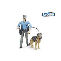 Bruder bworld 62150 Polizist mit Hund Spielfiguren-Set