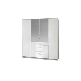 Kleiderschrank Clack - weiß - 179 cm - 199 cm - 58 cm - Sconto