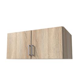 Schrankaufsatz Click - holzfarben - 91 cm - 40 cm - 58 cm - Sconto