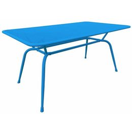 Tisch Conello 160x90x74cm blau Streckmetalltisch Gartentisch Tisch Möbel - MwH