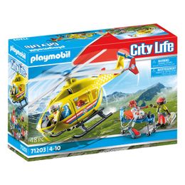 Playmobil 71203 Rettungshelikopter Spielset, Mehrfarbig