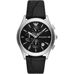 Chronograph Emporio Armani "AR11530" Armbanduhren schwarz Herren Hochzeitsmode
