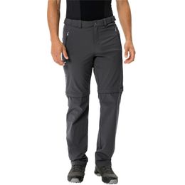 Outdoorhose Vaude "MEN'S FARLEY STRETCH T-ZIP PANTS III" Gr. 54, N-Gr, schwarz (black) Herren Hosen Outdoorhosen