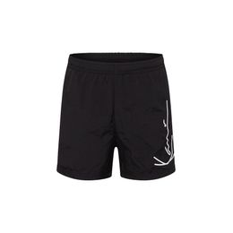 Karl Kani Badeshorts Herren Gr&ouml;&szlig;e S schwarz / wei&szlig;