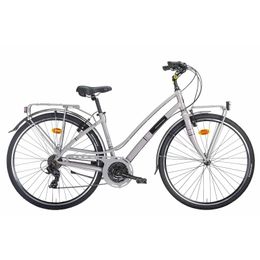 Montana Cityfahrrad 28 Zoll NEW Lunapiena 21-Gang Lady, grau