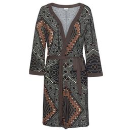 Lascana Kimono Damen Gr&ouml;&szlig;e XXL/XXXL grau / mischfarben