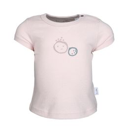 Sanetta PURE - T-Shirt FACES LIGHTVEL in summer rose, Gr.68