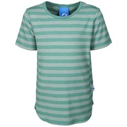 Finkid - Jersey-T-Shirt MAALARI gestreift in green bay, Gr.80/86