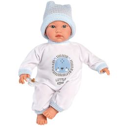 Babypuppe CUQUITO (30cm) in weiß/hellblau