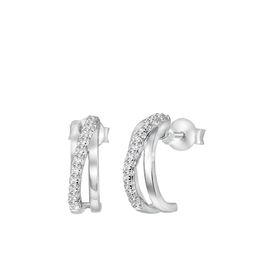 Lucardi Earrings female Silver size Onesize