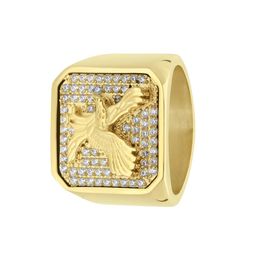 Lucardi Ring male Gold size 66