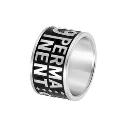 Lucardi Ring male Black size 57