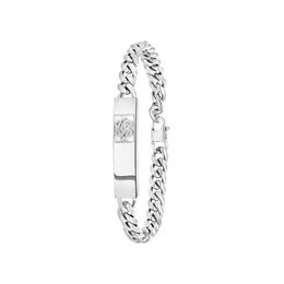 Lucardi Bracelet male Silver size 21