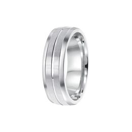 Lucardi Ring Herren Gr&ouml;&szlig;e 69 silber