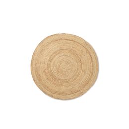 ferm LIVING - Eternal Runder Jute Teppich, Ø 120 cm, natur