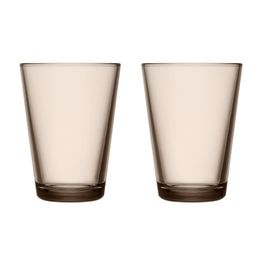 iittala - Kartio Trinkglas 40 cl, leinen (2er-Set)