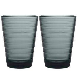 iittala - Aino Aalto Longdrinkglas 33 cl, dunkelgrau (2er-Set)