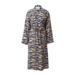 VILA ROUGE EDIT Kleid 'CIKKI' Damen Größe 40 sand / navy / hellblau Winterkleid